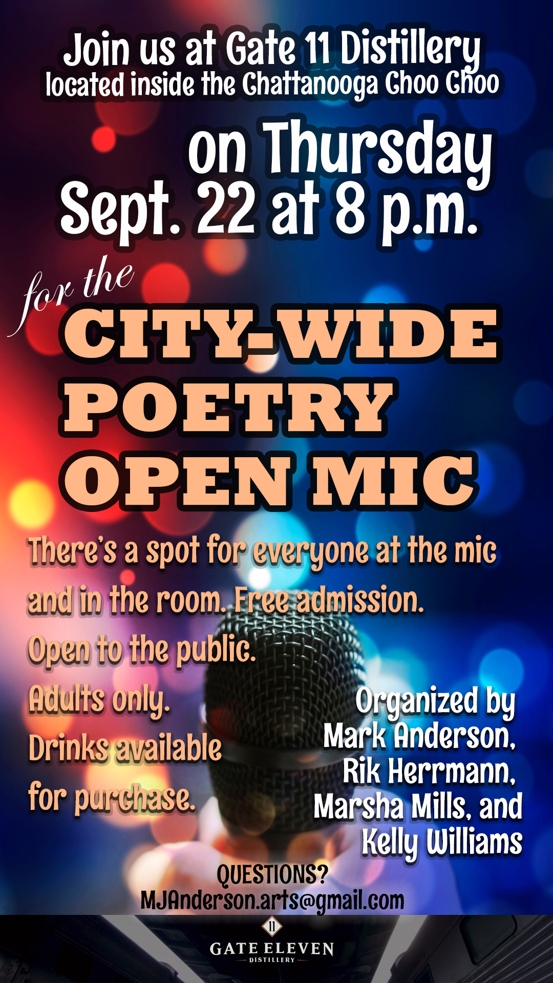 Poetry event – M J Anderson Creative Arts